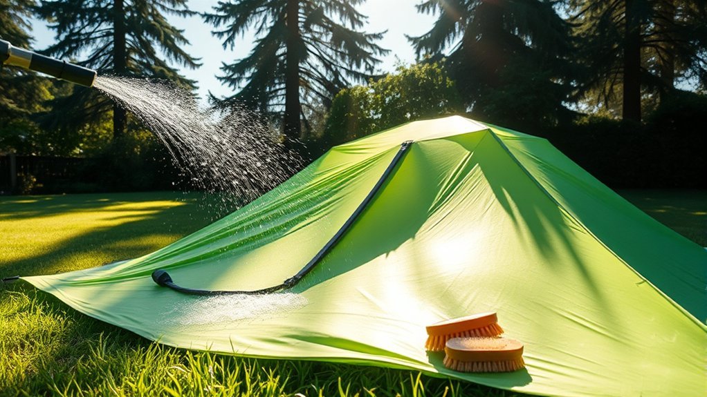 How To Wash A Tent Without Damaging The Waterproof Coating